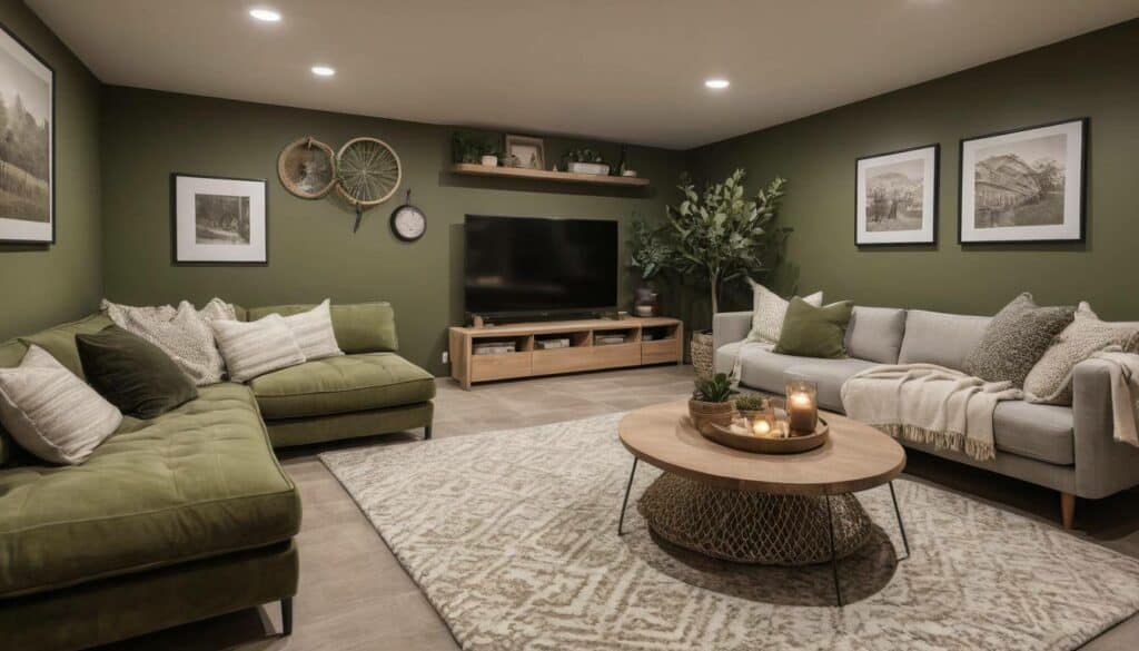 Beautiful Navy Blue Basements: Inspiring Home Renovation Ideas ...